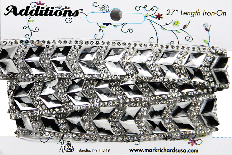 Designs™ Iron-ons :: Large Stone Strips :: Rhinestone Applique Strip ...